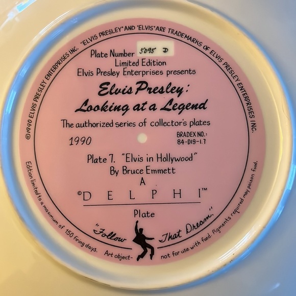 Delphi | Wall Decor | Elvis Presley Plate Limited Edition | Poshmark